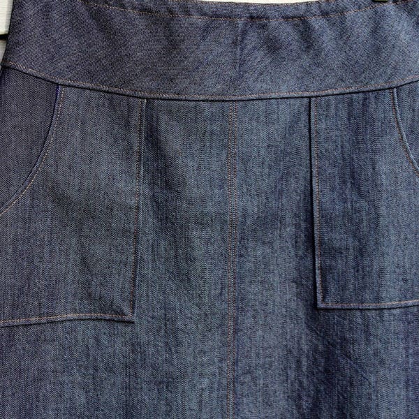 Jean Apron - Etsy