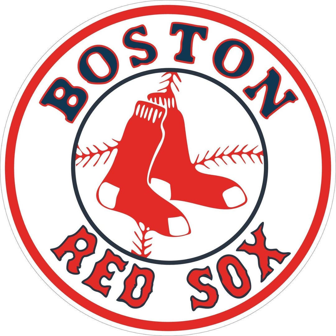 Boston Red Sox Vinyl Sticker Decal for Laptop Car Truck Window Yeti ...