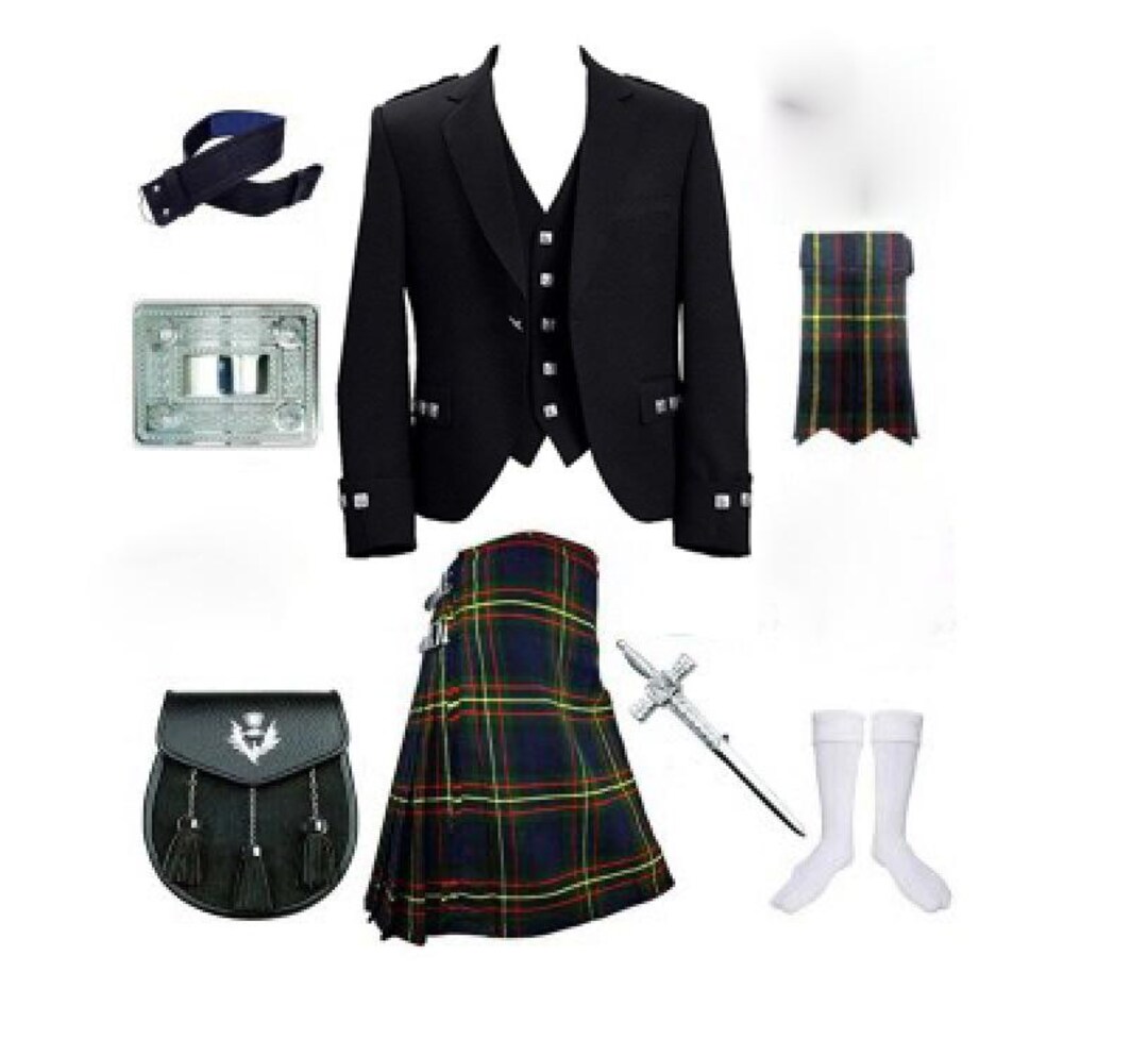 Maclaren Kilt Outfit Kilt Set - Traditional Tartan Kilt - Scottish Kilt ...