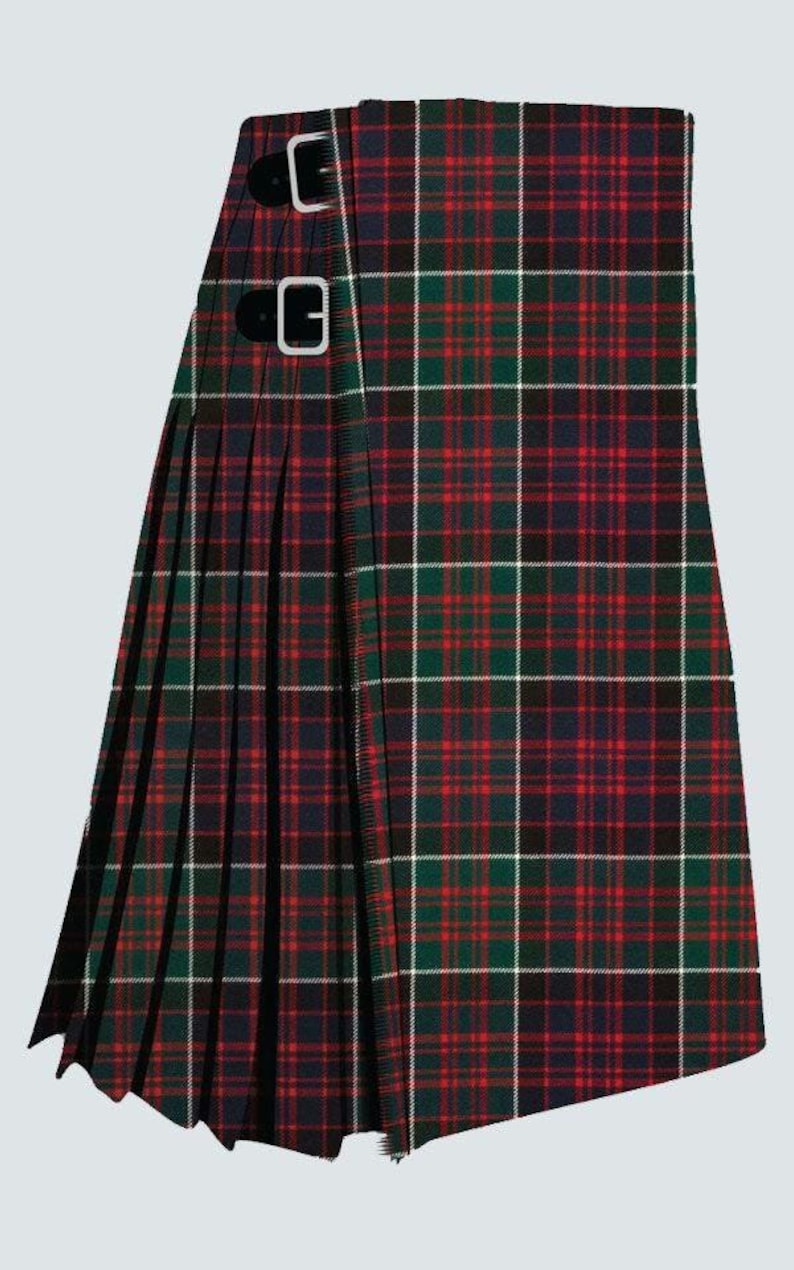 Scottish Macdonald of Clanranald Tartan Kilt Handmade Tartan Kilt ...