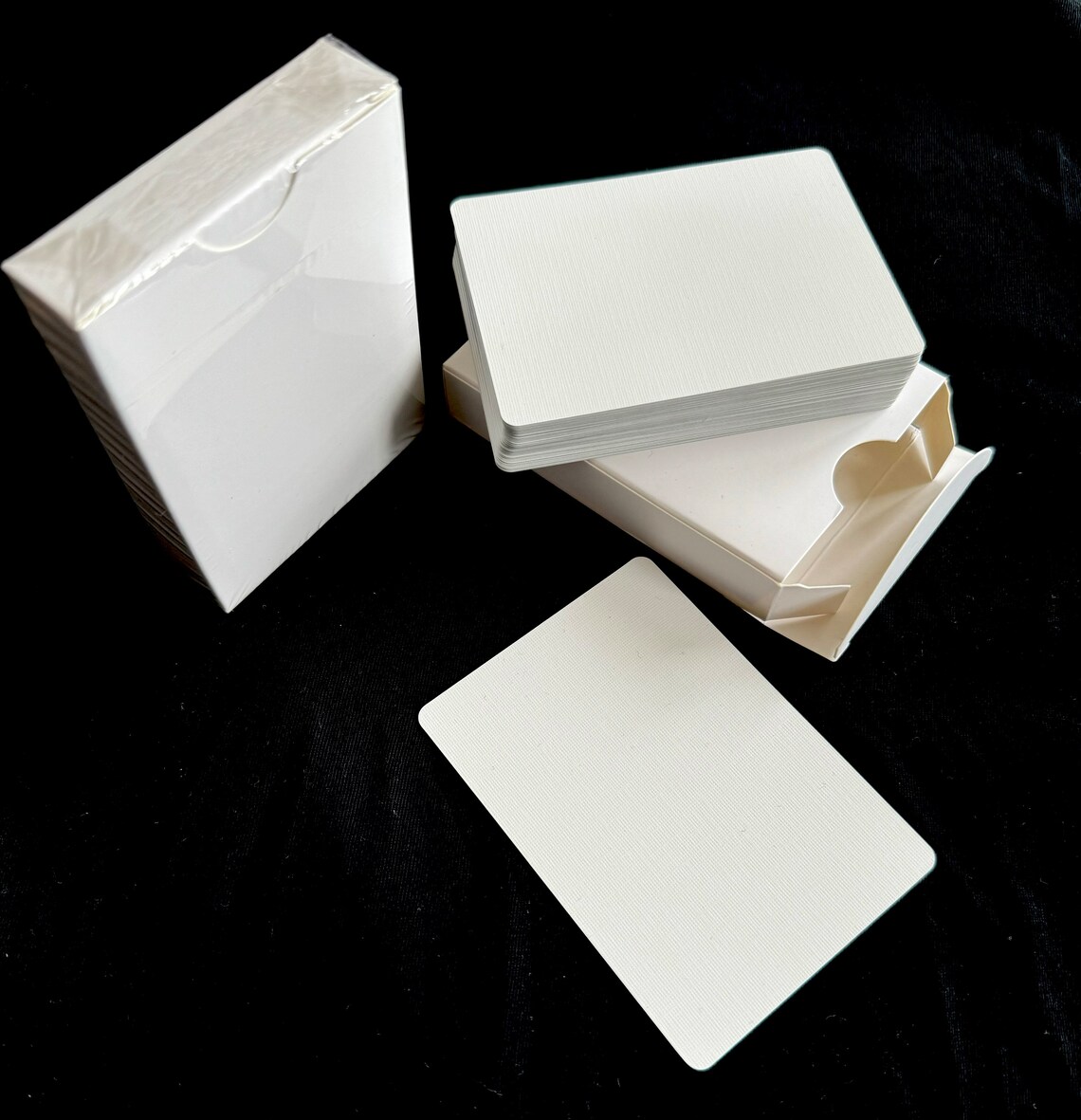 Premium Blank Playing Cards | Double Blank Playing Cards | Flash Cards ...