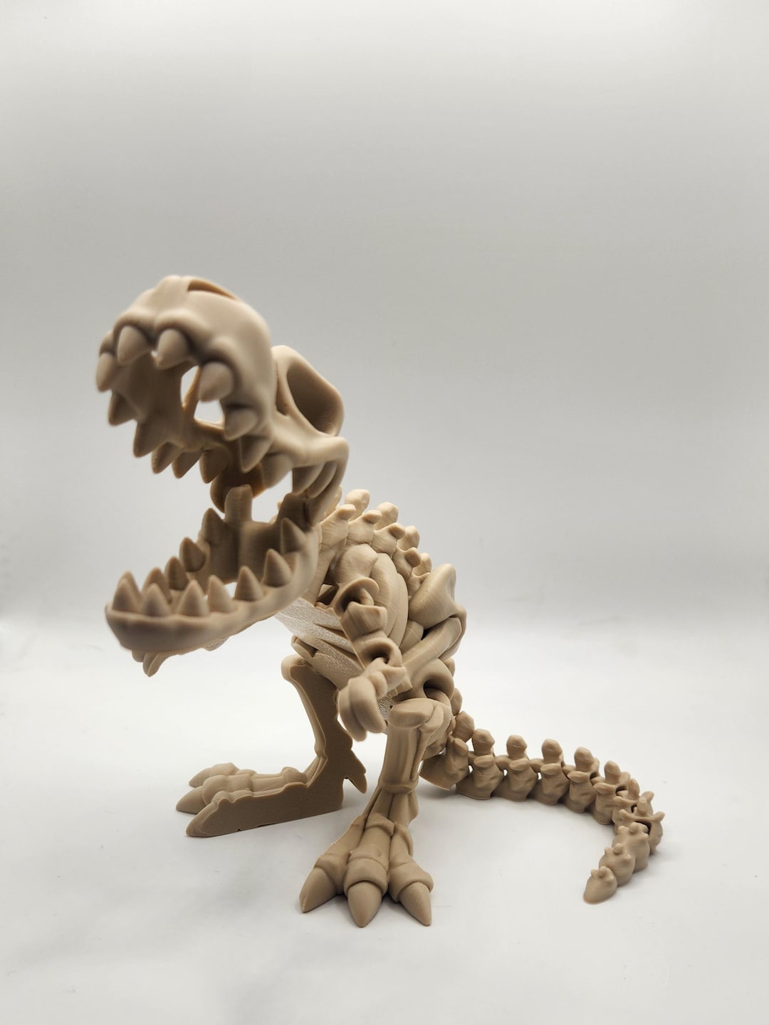 T-rex | 3D Printed | Articulated Flexi Toy | Adorable Poseable Dinosaur ...