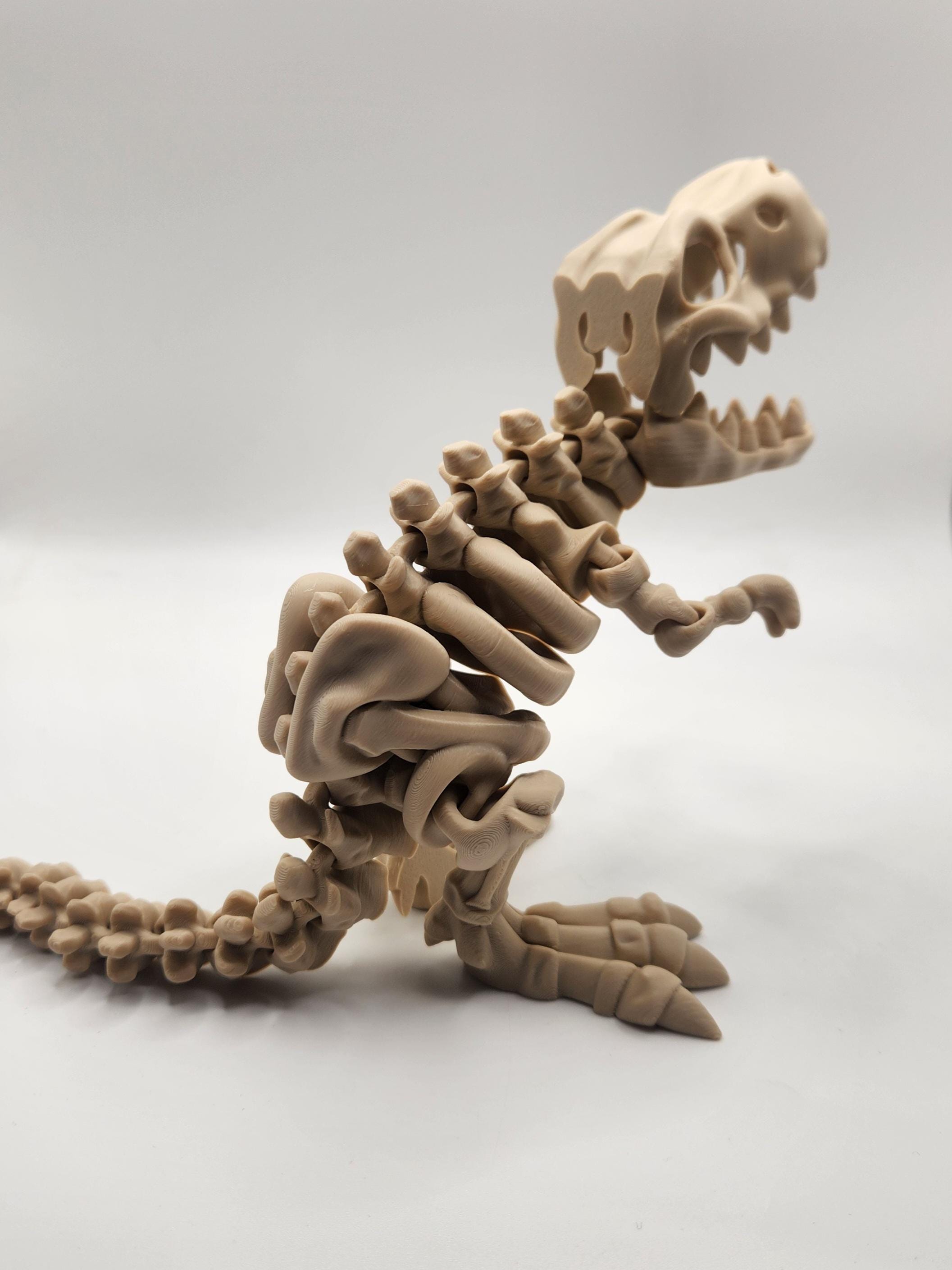 T-rex | 3D Printed | Articulated Flexi Toy | Adorable Poseable Dinosaur ...