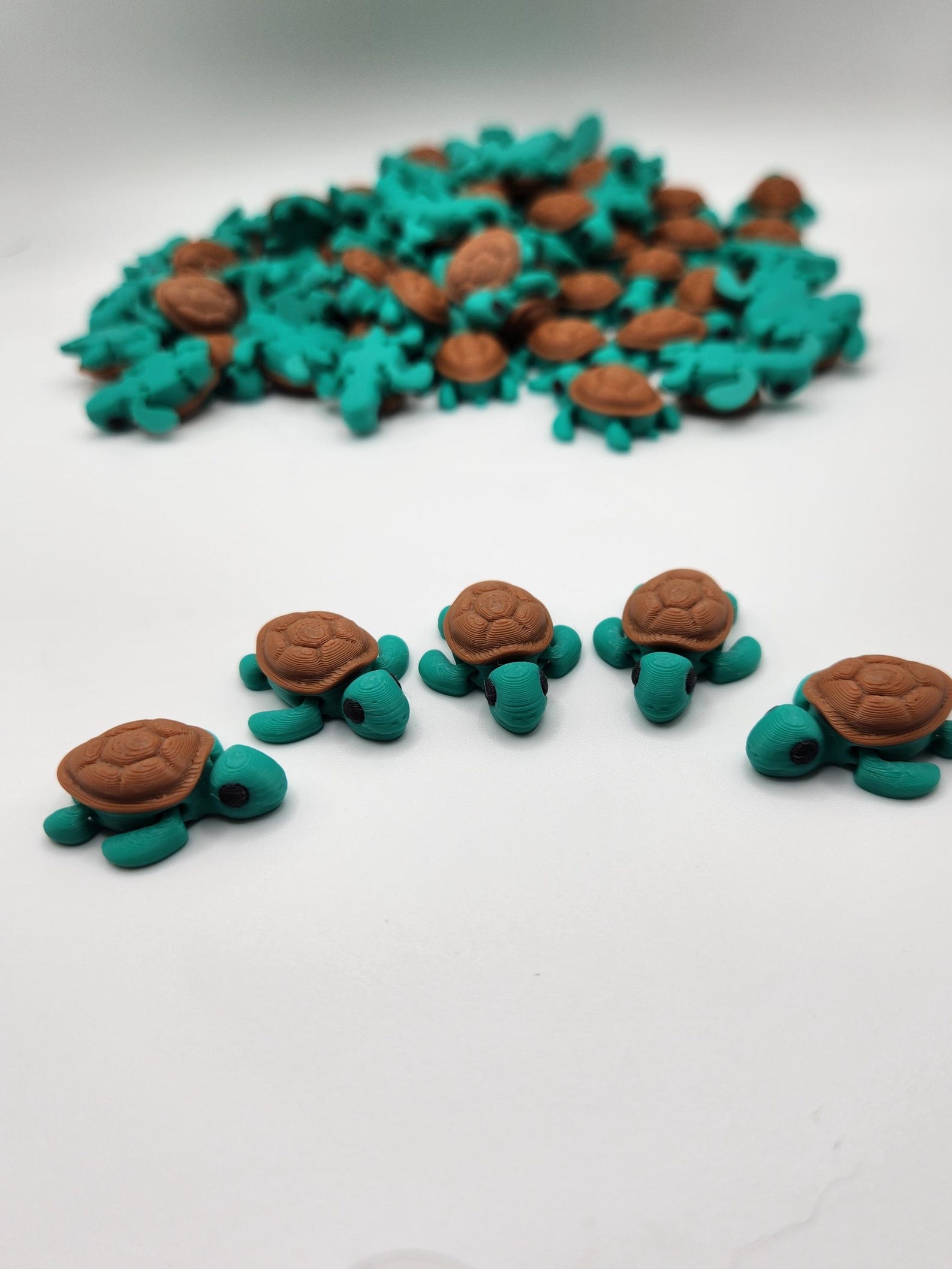 Turtles | 3D Printed | Articulated Flexi Bundle | Adorable Poseable ~1 ...