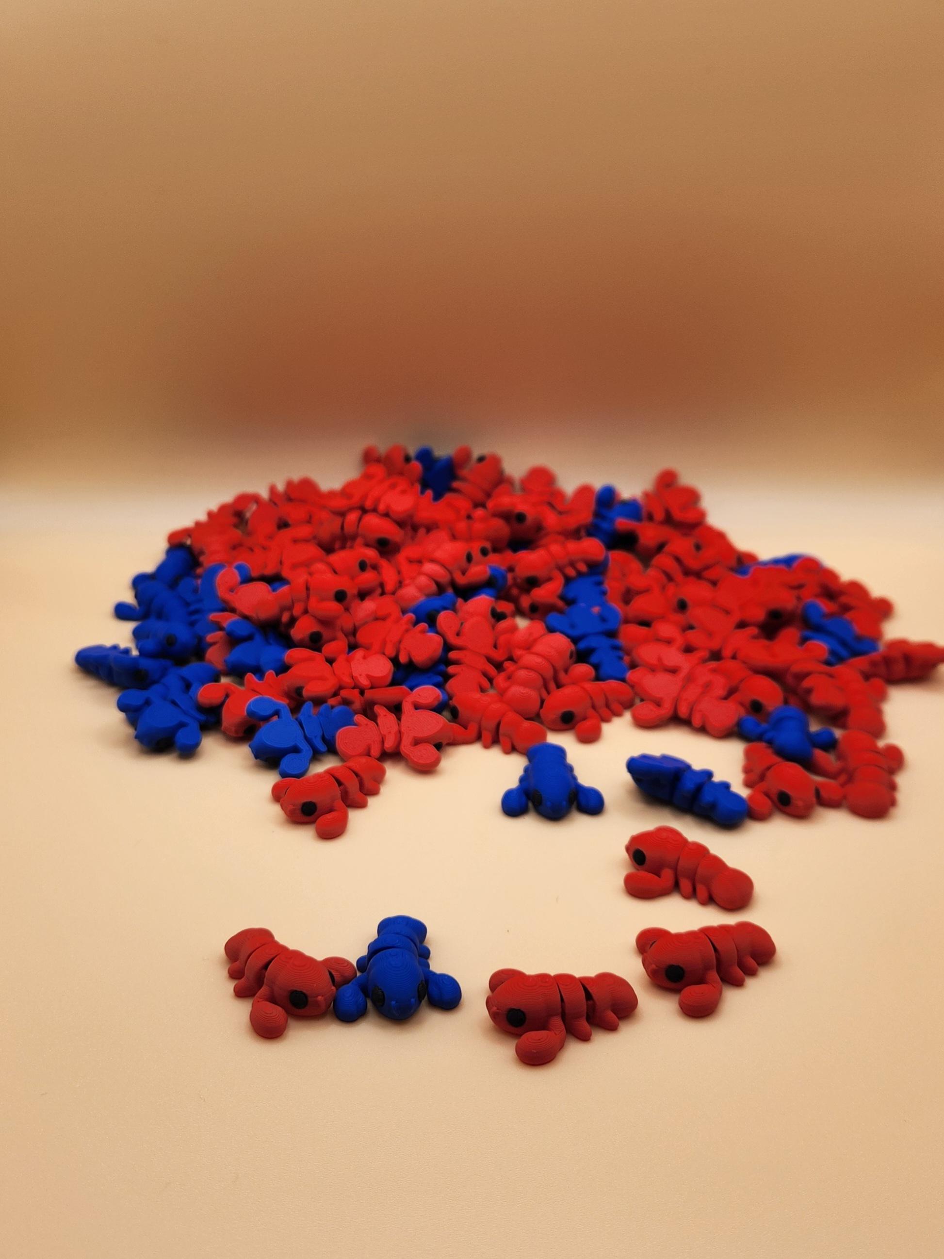 Lobsters | 3D Printed | Articulated Flexi Bundle | Adorable Poseable 1 ...