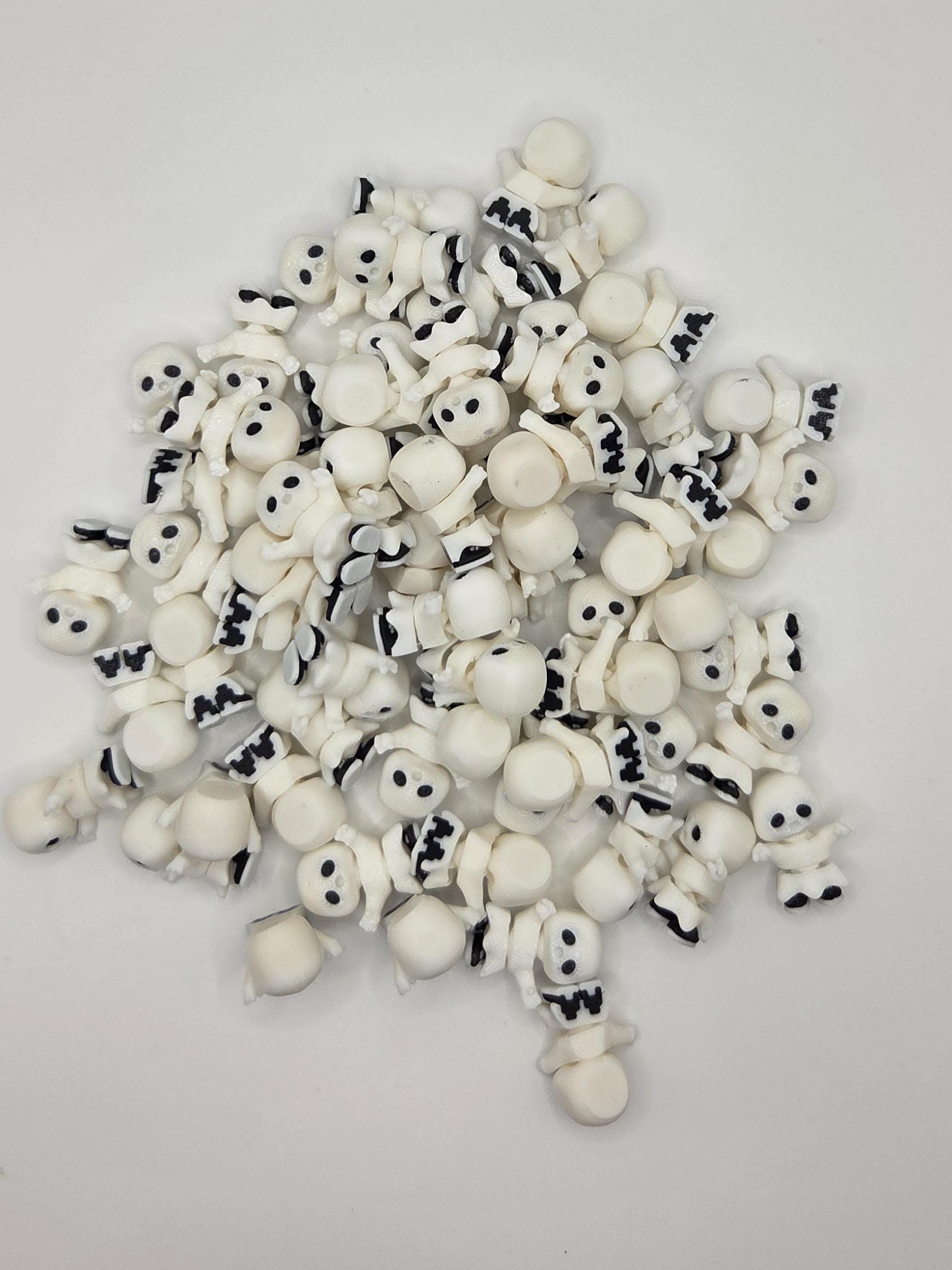 Ghost Buddy | 3D Printed | Articulated Flexi Bundle | Adorable Poseable ...