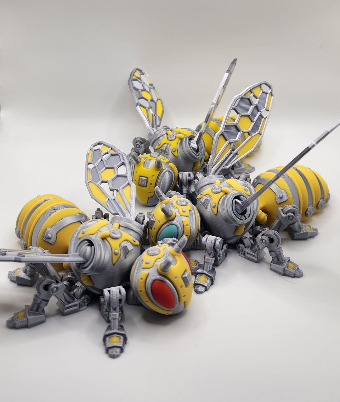 Cyber Bee | 3D Printed | Articulated Flexi Toy | Customizable 3D ...