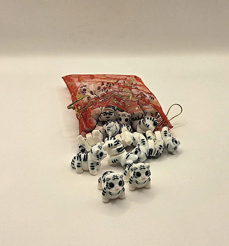 Tigers 3D Printed Fidget Toy Bundle | Sensory Toys for ADHD, Anxiety ...