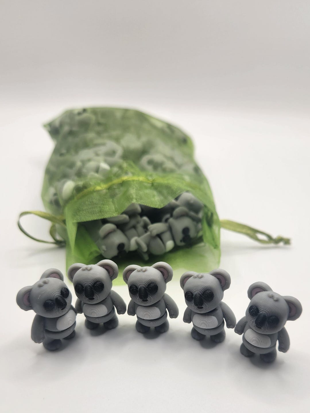 3D Printed Mini Articulated Koalas Adorable 1 Inch Poseable Koala ...