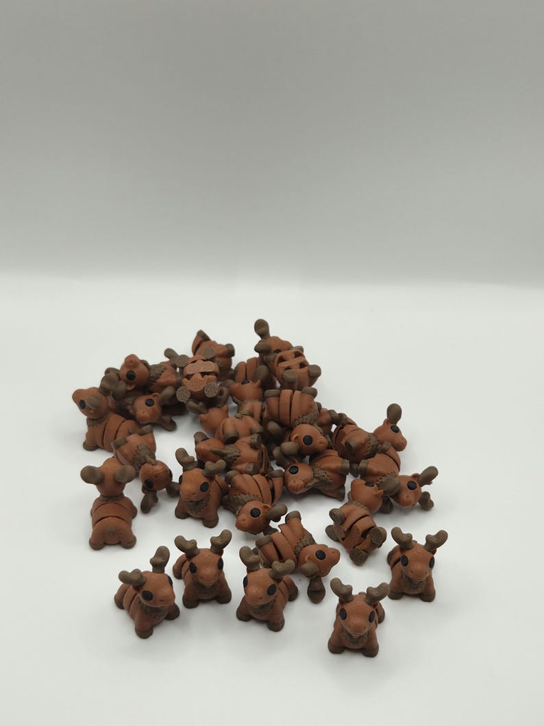 Moose | 3D Printed | Articulated Flexi Bundle | Adorable Poseable 1 ...