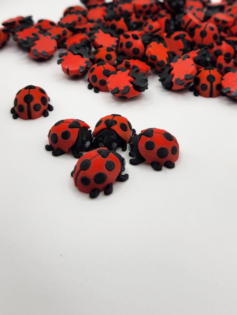 Ladybugs | 3D Printed | Articulated Flexi Bundle | Adorable Poseable 1 ...