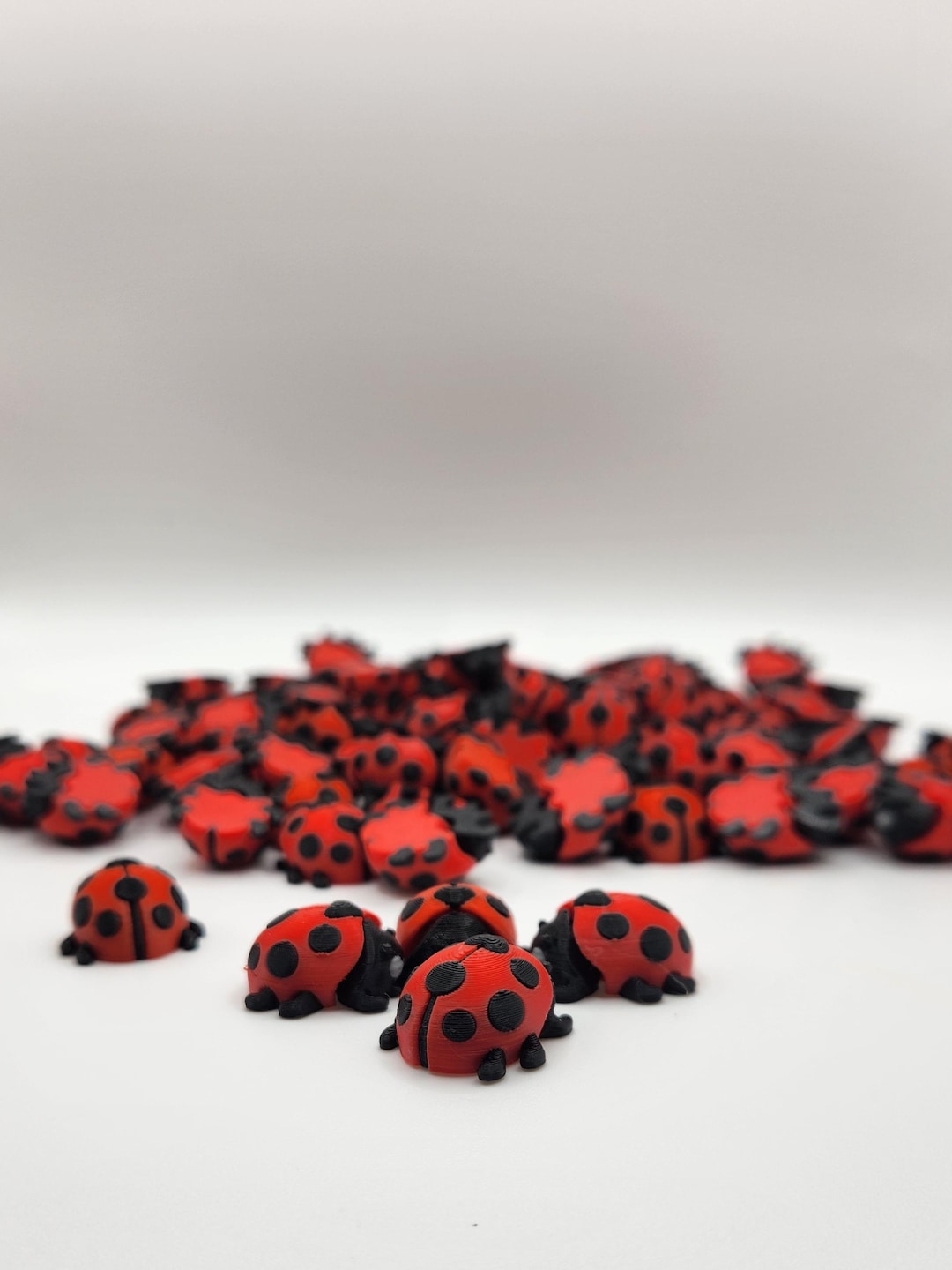 Mini Articulated Ladybug Toy - Tiny 3D Printed Poseable Insect - Cute ...