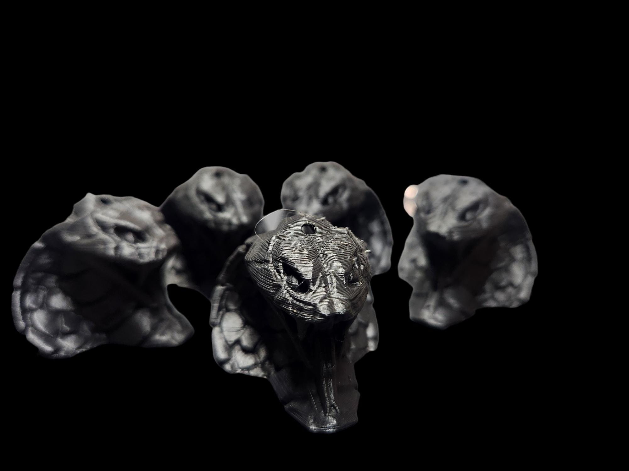 3d Printed Keychain Unique Snake Keychain Stylish Keychain 3d Snake ...