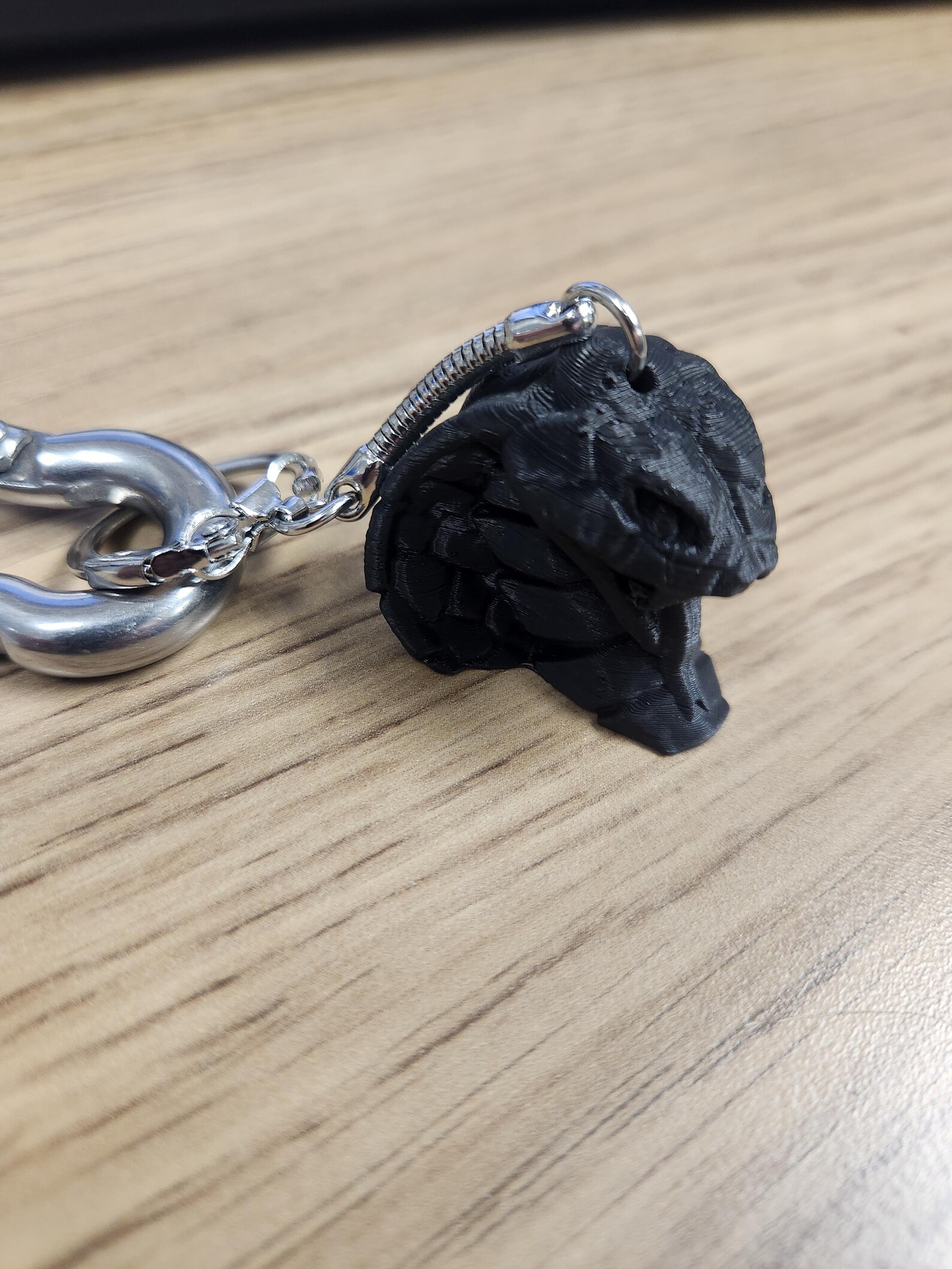 3d Printed Keychain Unique Snake Keychain Stylish Keychain 3d Snake ...