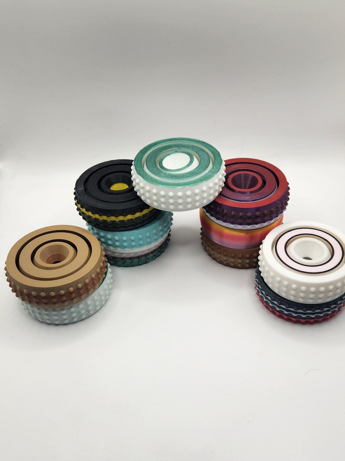 Gyro Fidgets | 3D Printed | 2.5 Inch Flexi Toy | Single or 5 - Pack ...