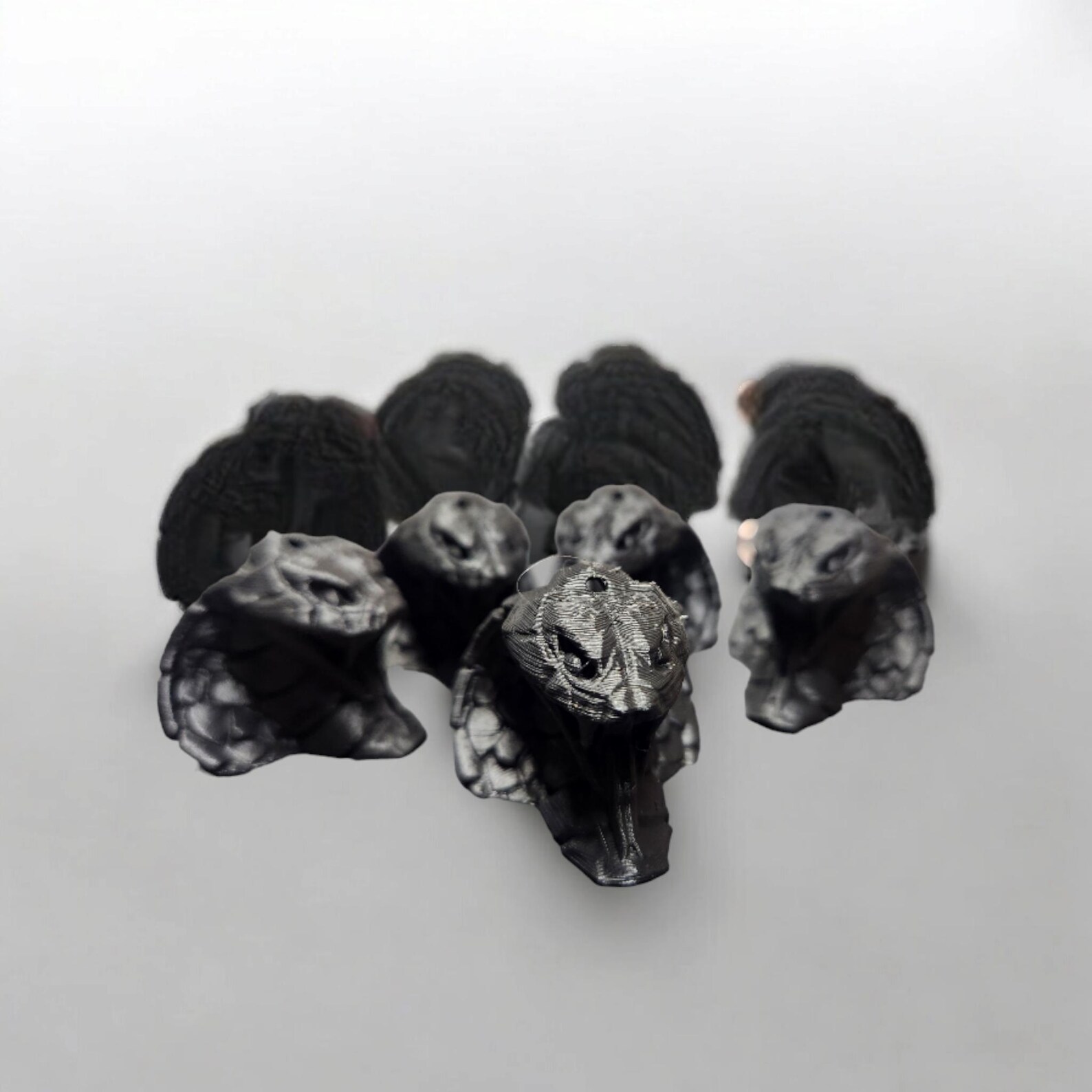 3d Printed Keychain Unique Snake Keychain Stylish Keychain 3d Snake ...