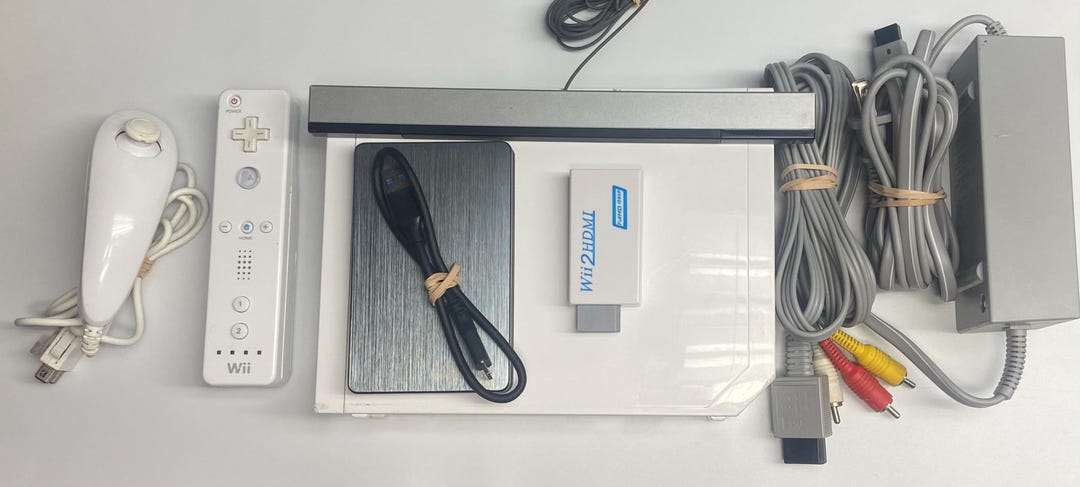 Wii Console White 420 Games - Etsy
