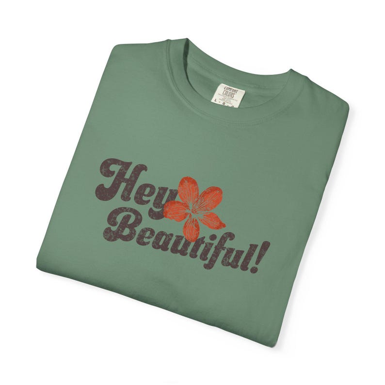 Hey Beautiful Retro Style Shirt, Comfort Colors T-shirt - Etsy