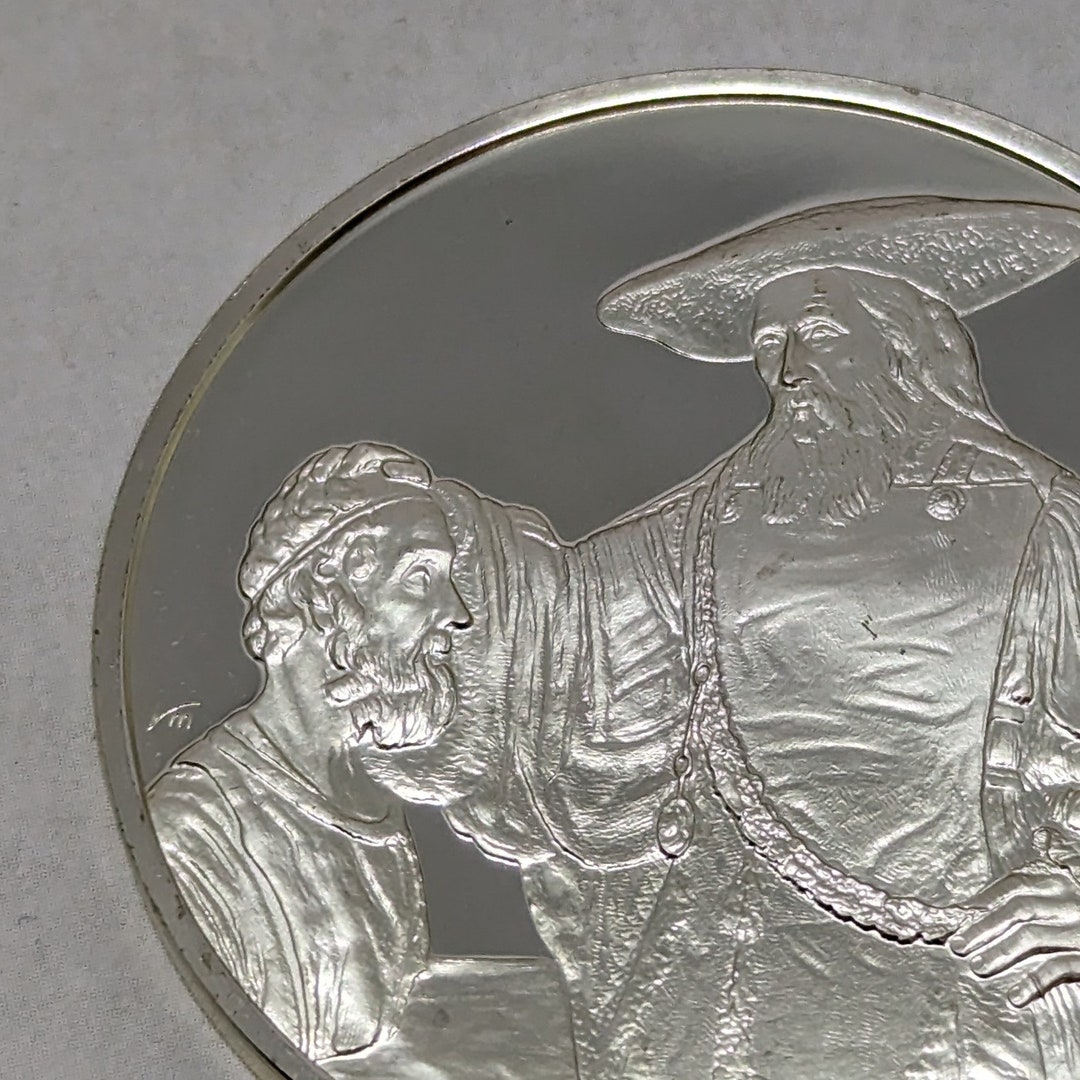 Genius of Rembrandt - Franklin Mint Sterling Silver - Aristotle ...