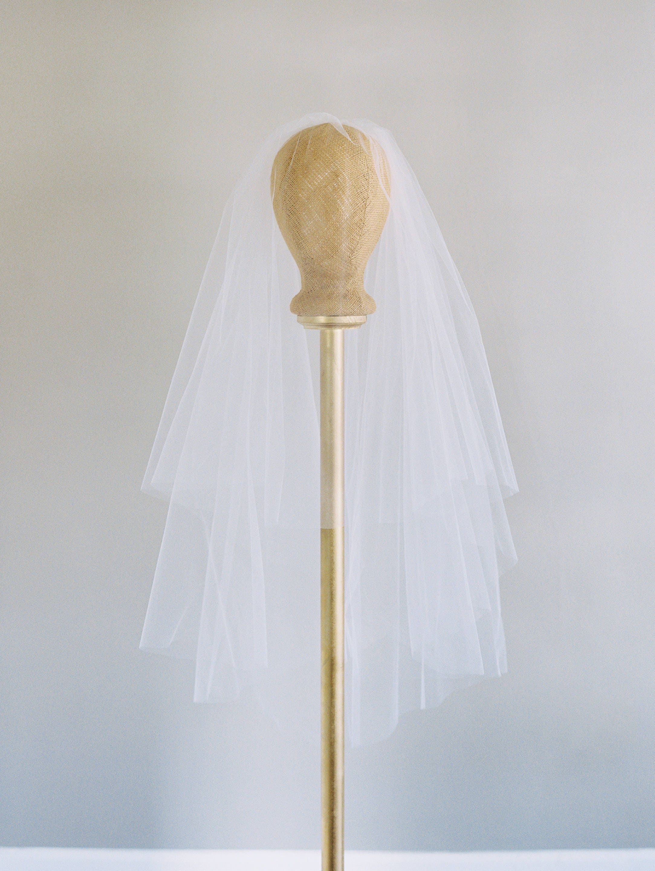 Little Something-Simple Wedding Veil-Chapel Length Veil-Ivory | Etsy
