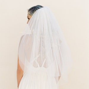 Bridal Veil, English Net Veil, Ivory Veil, Two Tier Veil, One Tier Veil ...