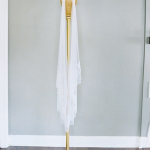 Drape Veil, Swoop Veil, Chantilly Lace Veil, English Net Veil, Bridal ...