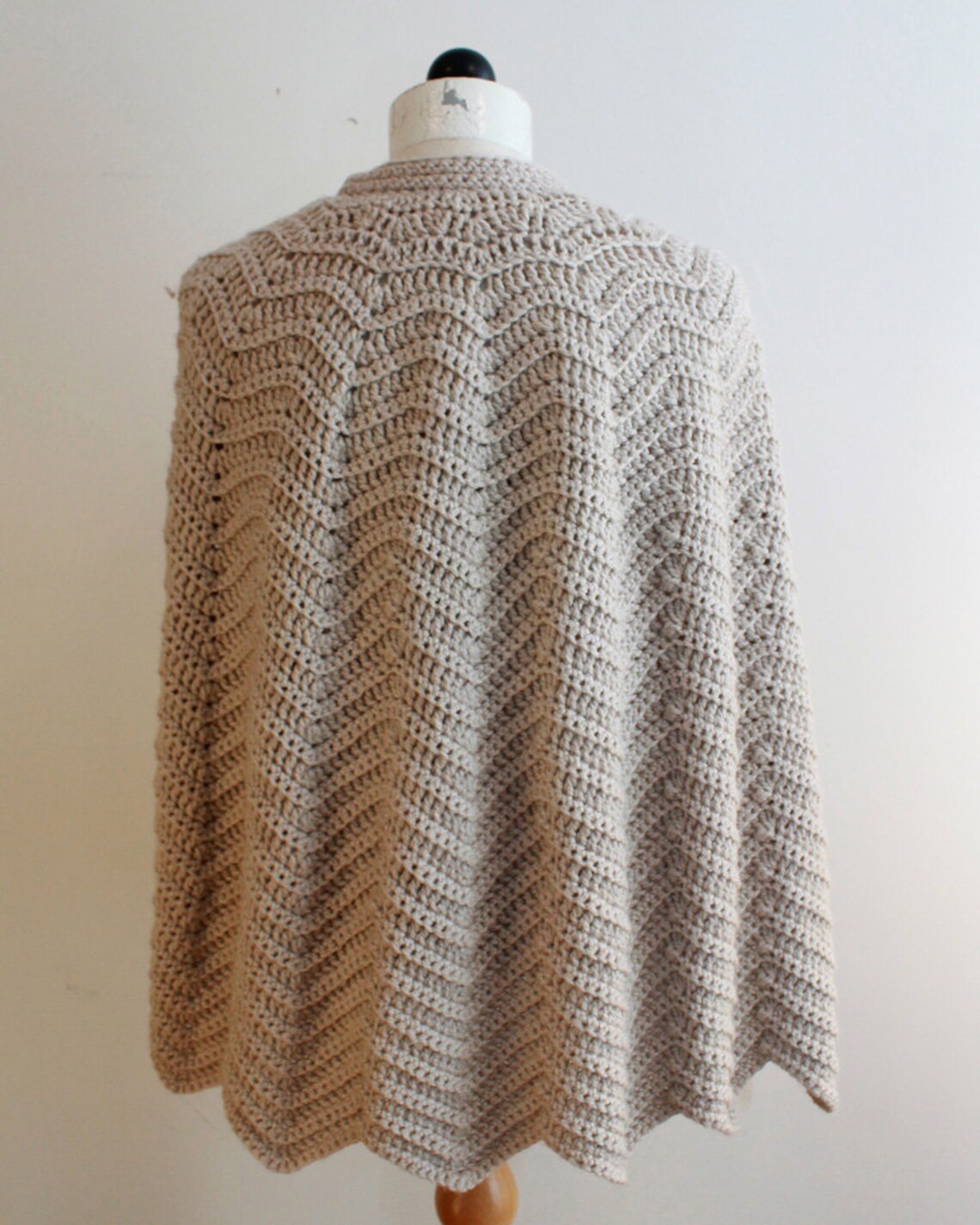 Ripple Cape Crochet Pattern, Women's Fashion Cloak (PDF Download) - Etsy