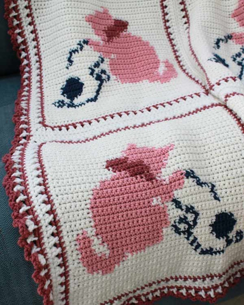 Country Kittens Afghan Crochet Pattern PDF DownloadCrochet | Etsy