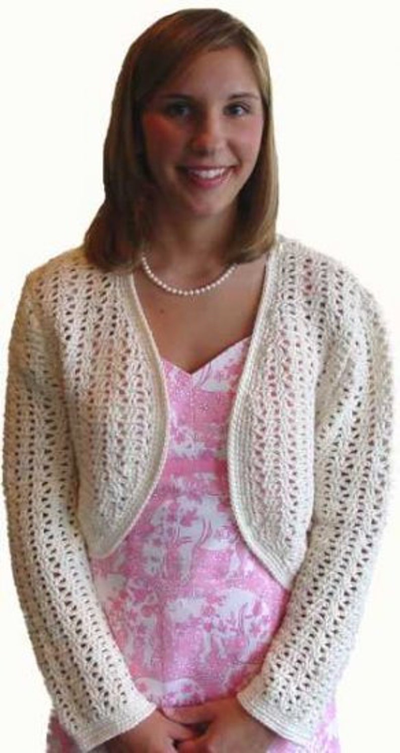 Destiny Bolero Crochet Pattern PDF Downloadshrug - Etsy