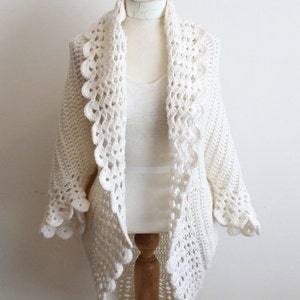 Shell Edged Jacket Crochet Pattern PDF Downloadcrochet - Etsy