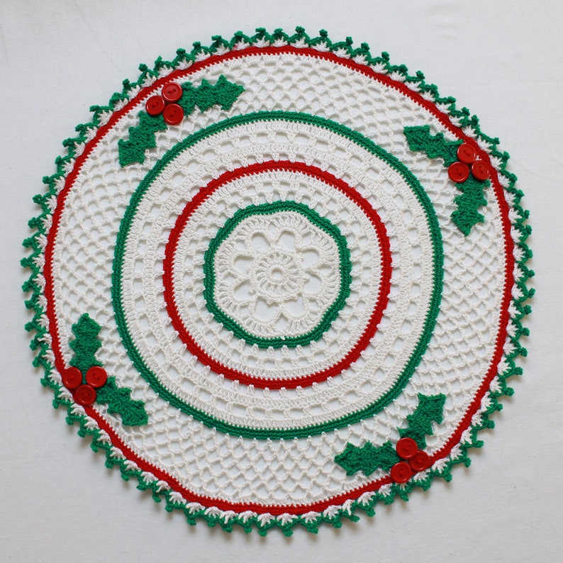 Vintage Christmas Doilies Crochet Pattern PDF Download - Etsy