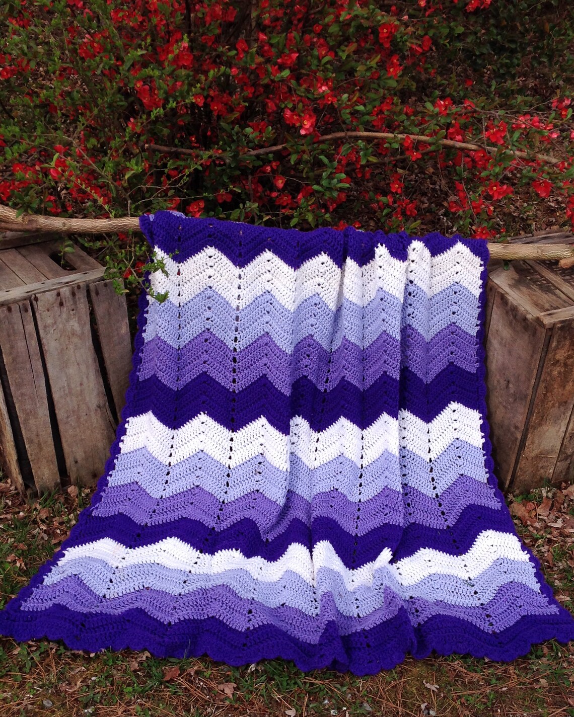 Crochet Ripple Afghan Patternripple Afghan Patterncrochet | Etsy