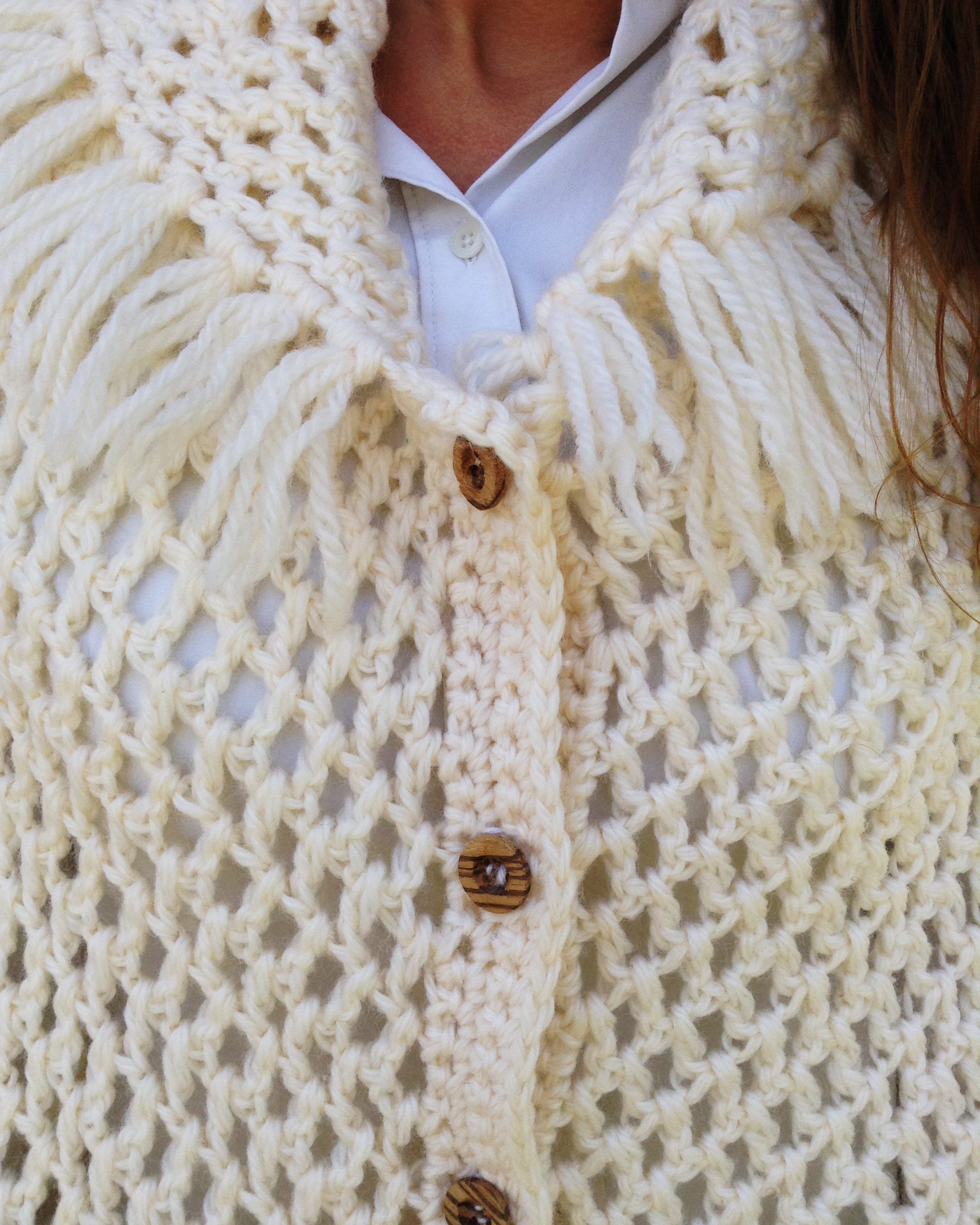 Italian Cape Crochet Pattern, Women's Vintage Fashion Shawl (PDF ...