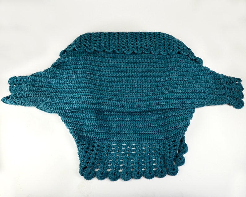 Shell Edged Jacket Crochet Pattern PDF DownloadCrochet | Etsy