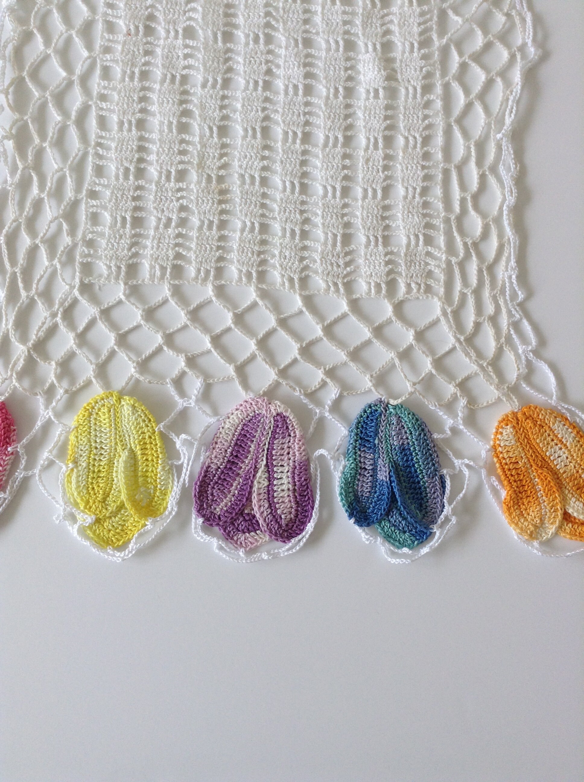 Vintage Variegated Tulip Doilies Crochet Pattern PDF | Etsy