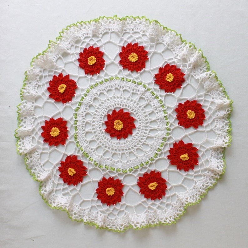 Vintage Christmas Doilies Crochet Pattern PDF Download - Etsy