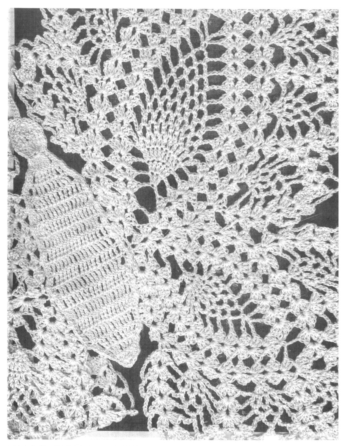Vintage Butterfly Doily Crochet Pattern PDF Downloadcrochet - Etsy