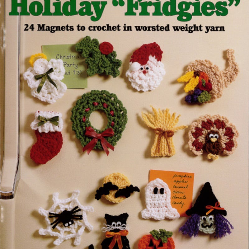 Crocheted Magnets - Etsy
