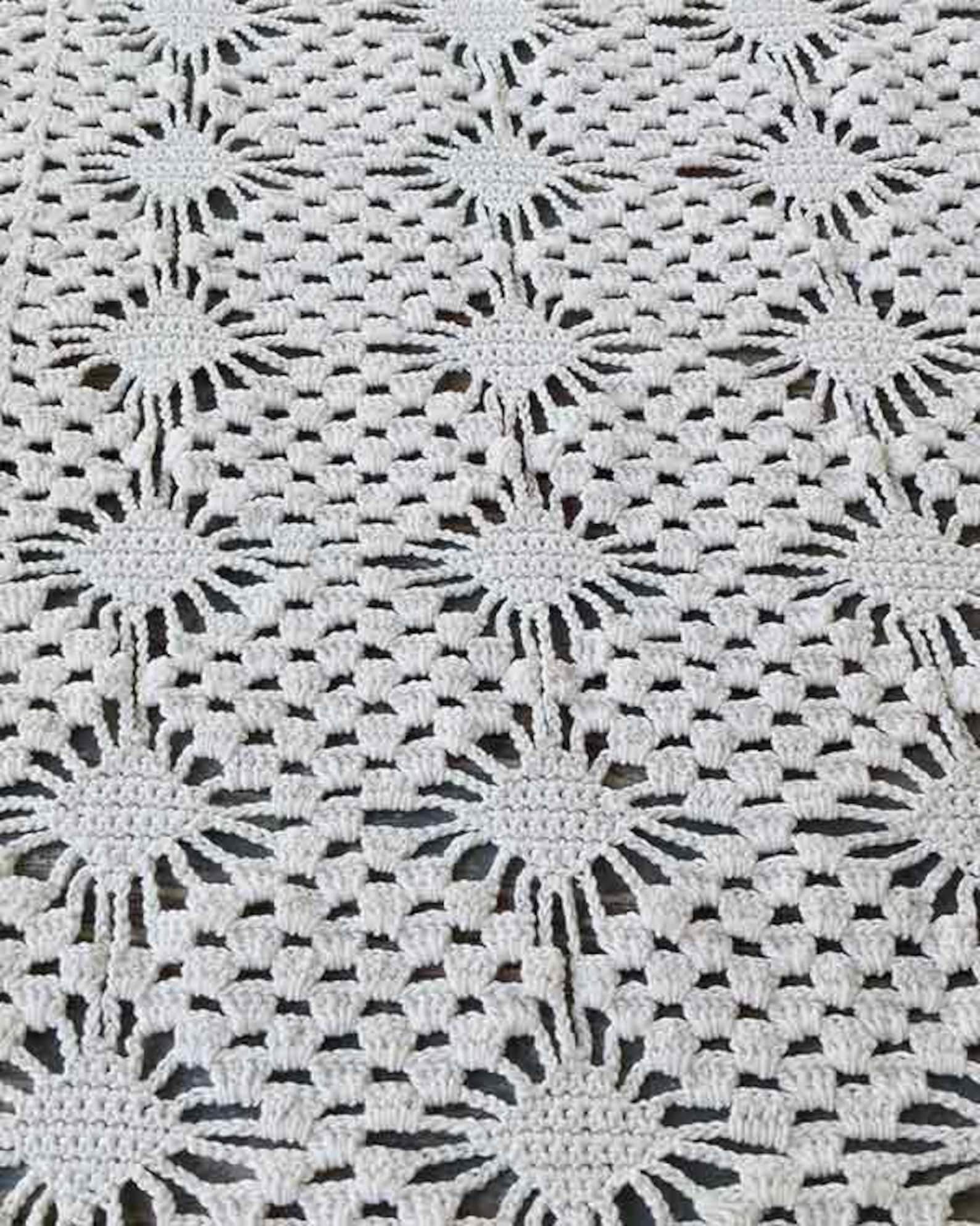 Spider Lace Bedspread Crochet Pattern PDF Download,spider Lace Crochet ...