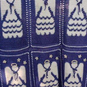 Angel Afghan Crochet Pattern, Christmas Blanket (PDF Download) - Etsy