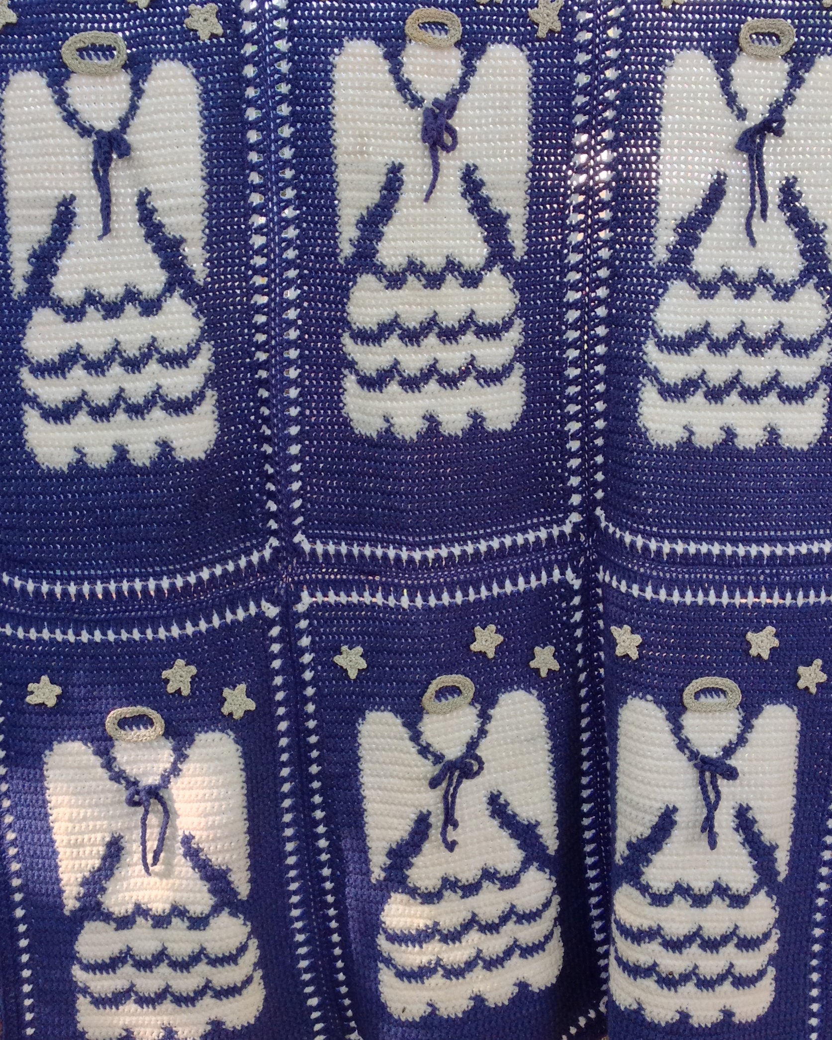 Angel Afghan Crochet Pattern, Christmas Blanket (PDF Download) - Etsy