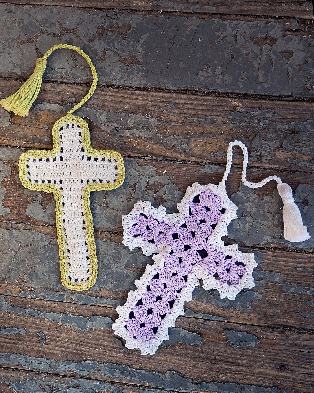 Cross Bookmarks in Thread Crochet Pattern PDF Download,shell Stitch ...