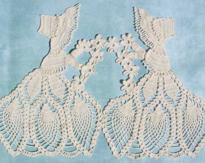 0778 Miss Savannah Crinoline Girl Doily Crochet Pattern - Etsy