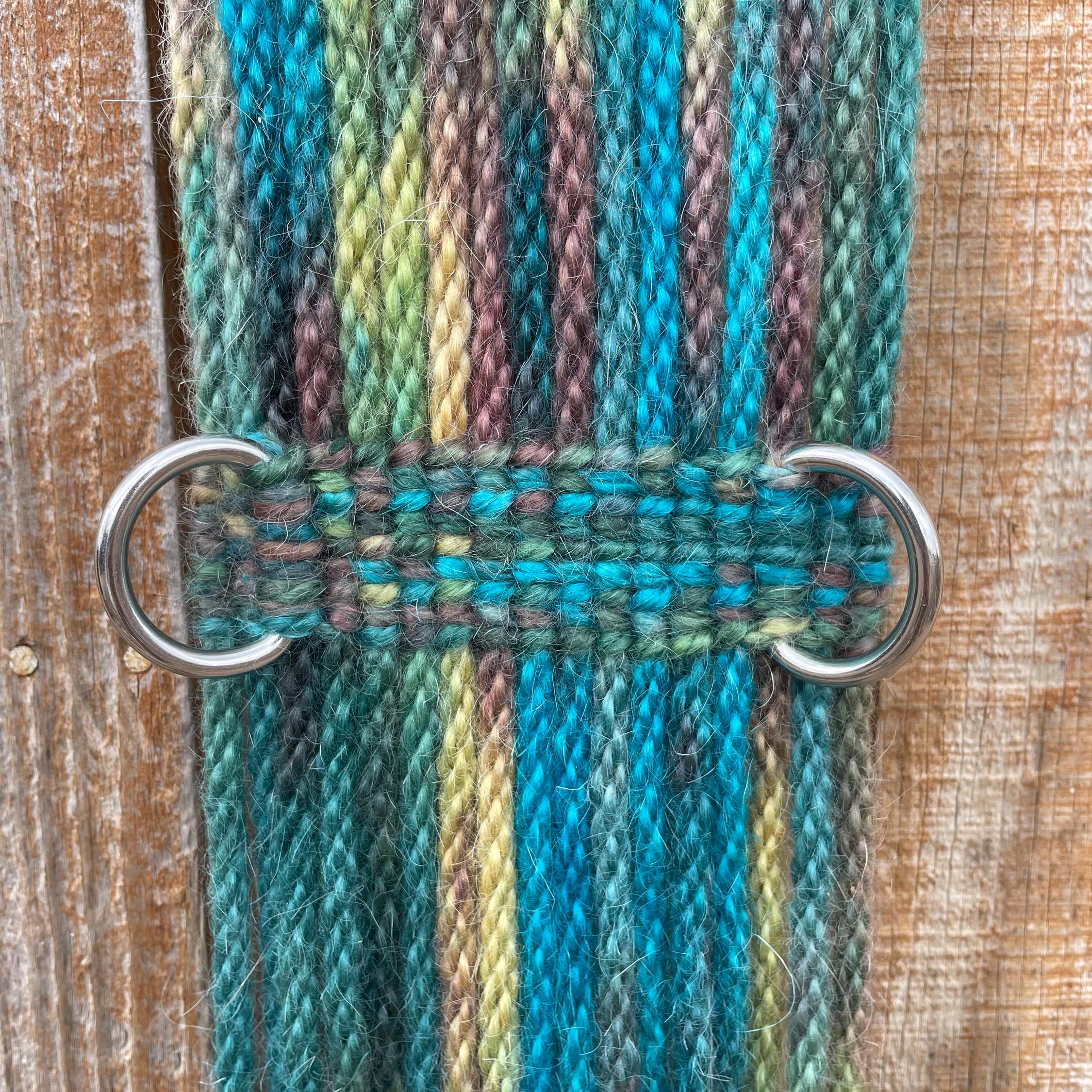 30" Mohair Cinch - Multicolor Blue, Teal, Green - Etsy
