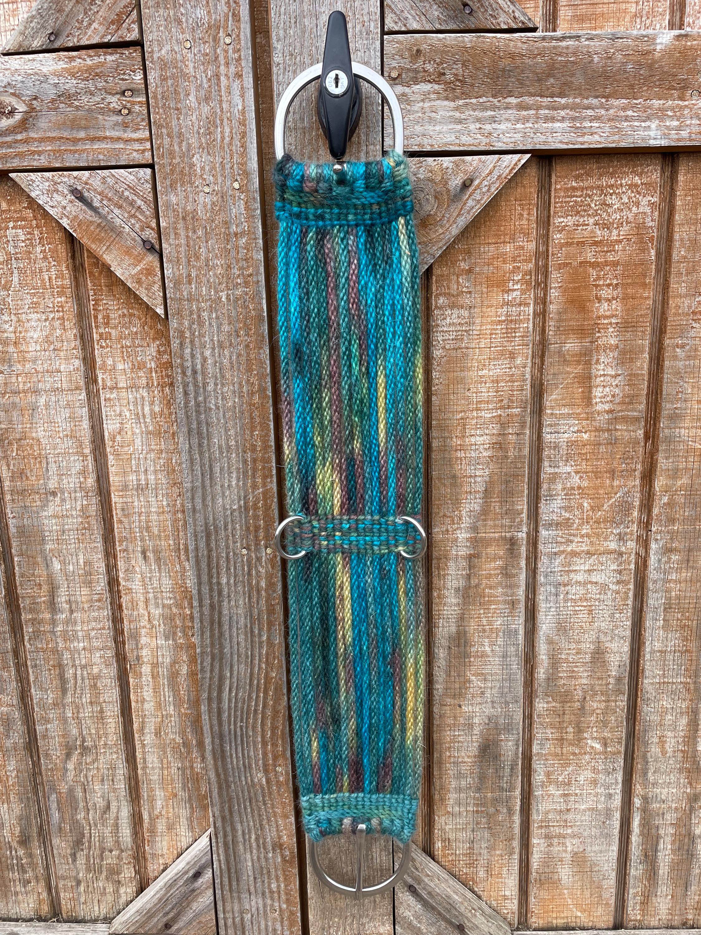 30" Mohair Cinch - Multicolor Blue, Teal, Green - Etsy