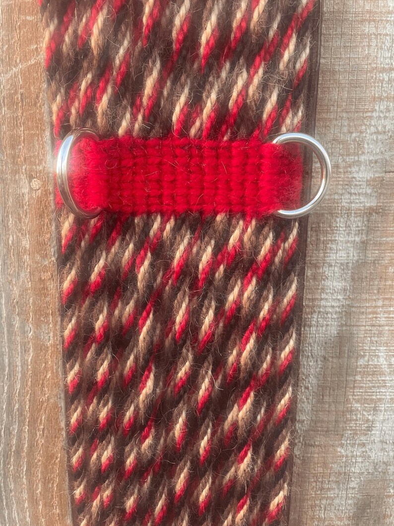 32" Mohair Cinch W/ Square Buckles - Twisted Sand, Black, Brown, and ...