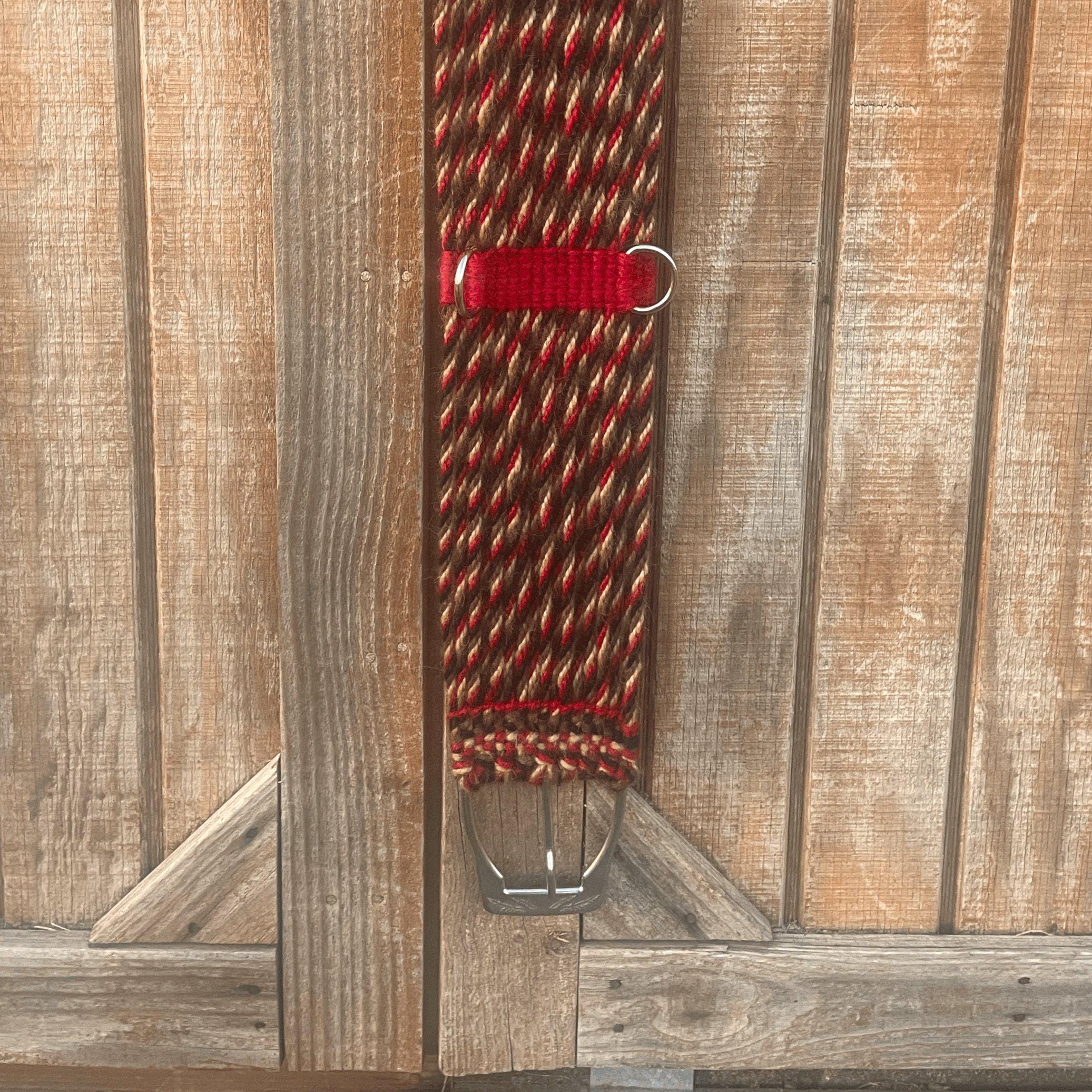 32" Mohair Cinch W/ Square Buckles - Twisted Sand, Black, Brown, and ...