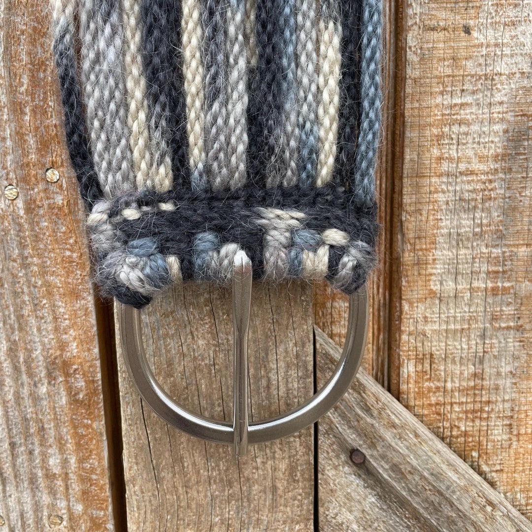 30" Mohair Cinch - Multicolor White, Black, Gray - Etsy