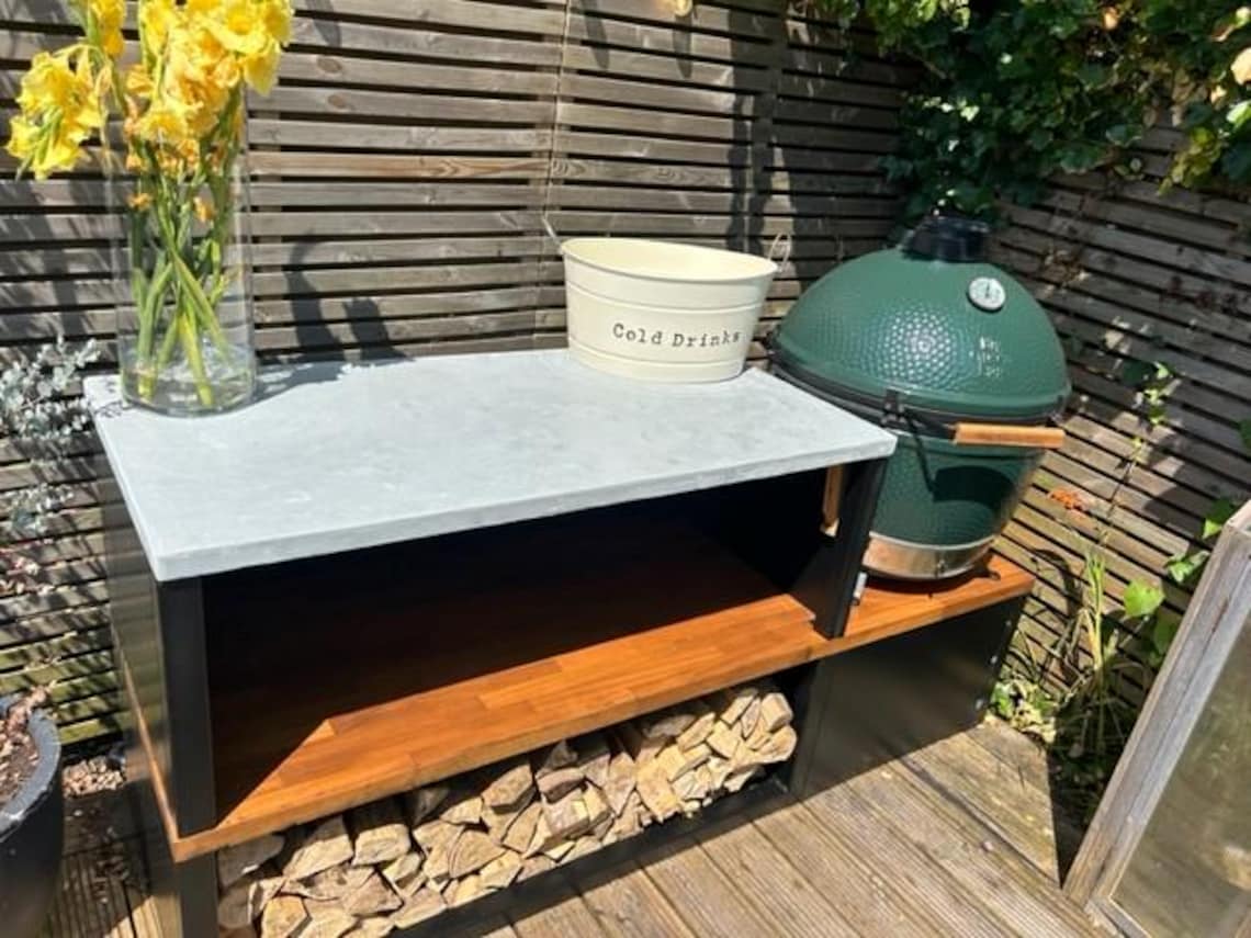 Outdoor Kitchen Microcement Big Green Egg - Etsy