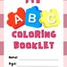 ABC Coloring Book for Kids - Etsy